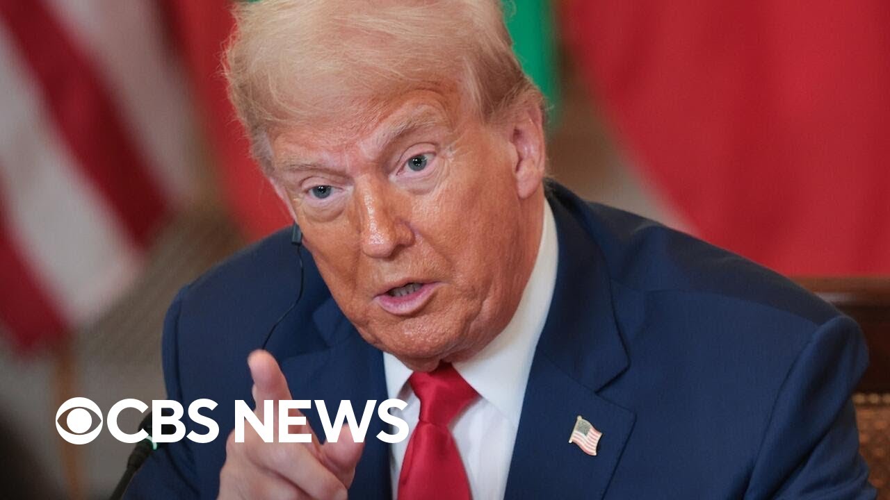 Trump reacts to new inflation data as "crypto week" hits snag - YouTube