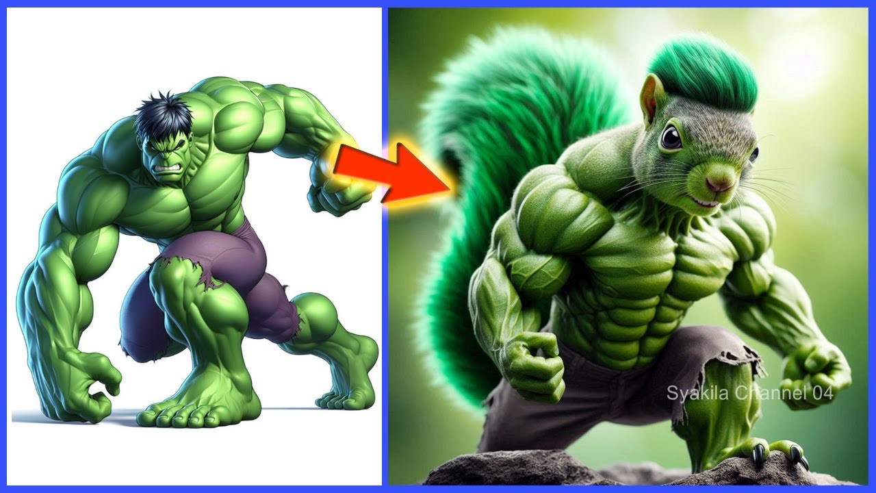 AVENGERS But SQUIRREL 🐿️ VENGERS 🔥 All Characters (Marvel & DC) 2024 💥 ...