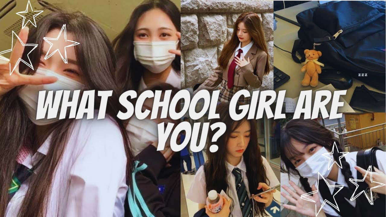 Find out your School Girl personality type|| 🏫📚👩‍🏫Fun Aesthetic Quiz.💖 ...