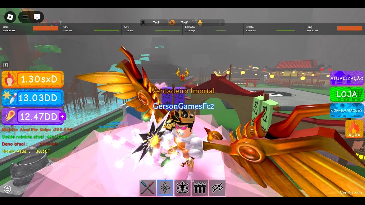 Roblox Top 1 Do OP Ninja Simulator (Full Graphics) - YouTube