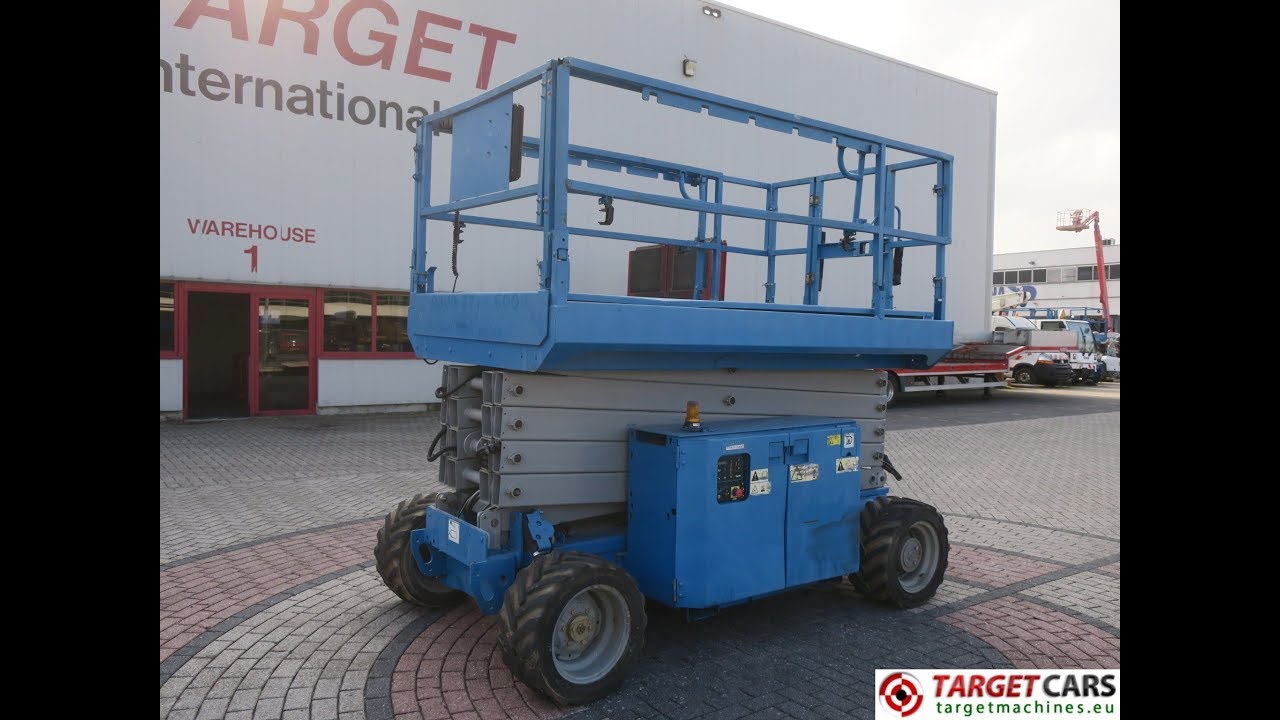 776424 GENIE GS-4069RT SCISSOR 4x4 DIESEL WORK LIFT 1430CM GS6911-217 ...