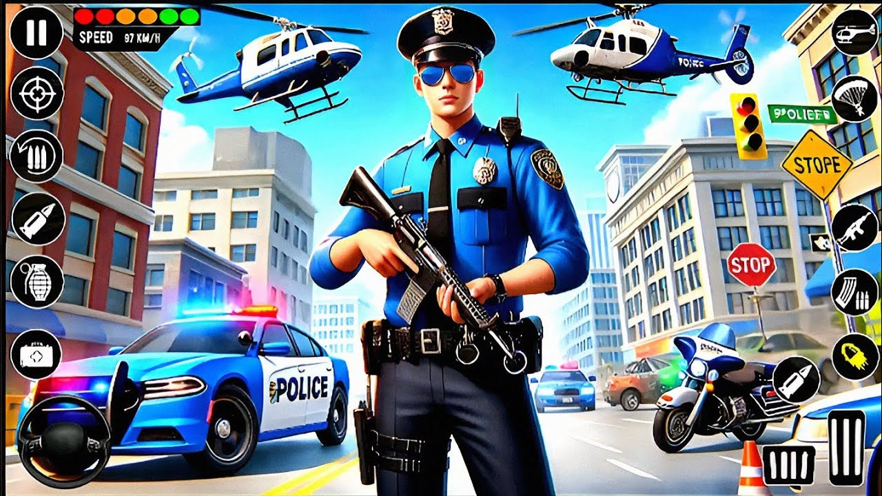 Police Cop Car Chase Simulator 3D - Police Simulator Patrol Officer ...