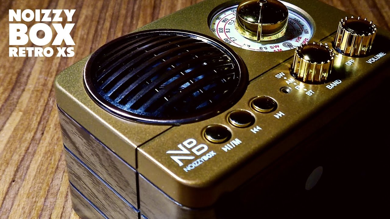 Noizzy Box Retro XS | AM / FM / SW | Portable Radio - YouTube