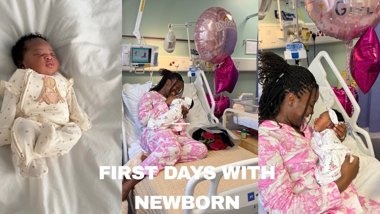 FIRST DAYS WITH A NEWBORN, going back home + baby photoshoot - YouTube