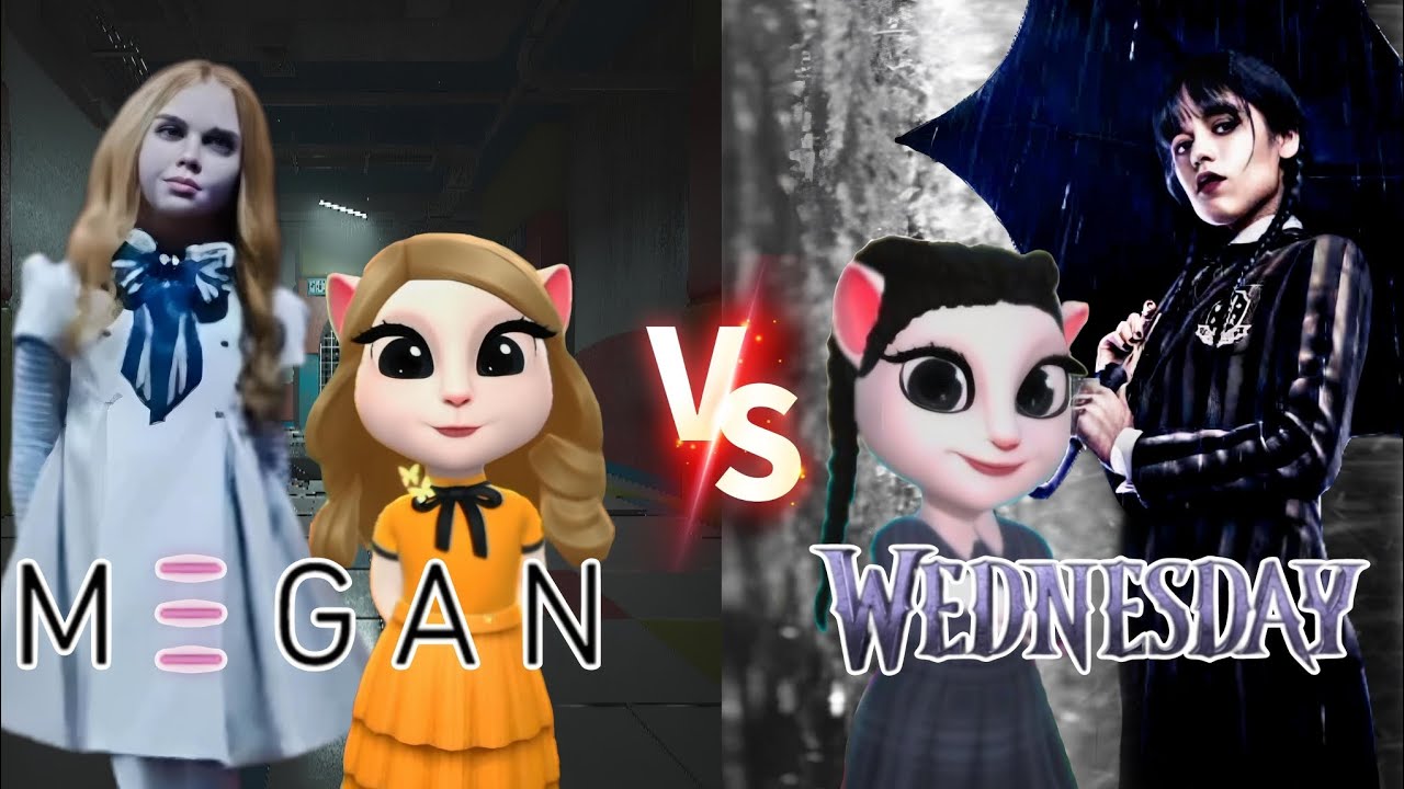 (m3gan vs Wednesday addams) new gameplay 💖 my taking angela 2 💖🤩 - YouTube
