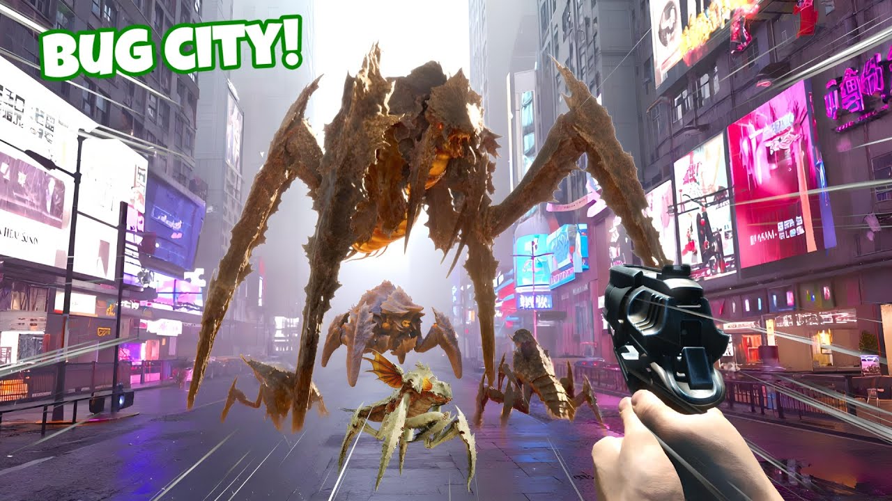 The bugs have invaded the cities | Helldivers 2 - YouTube