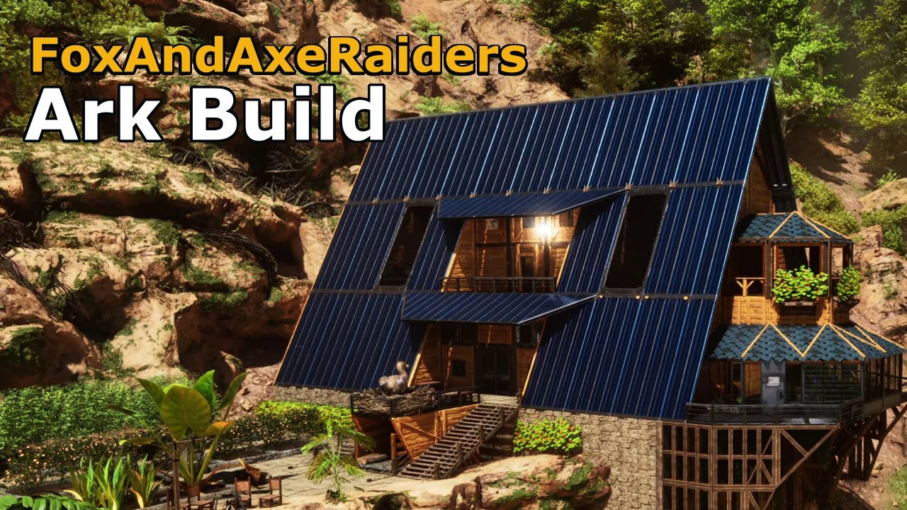A-Frame House - Ark Build - YouTube