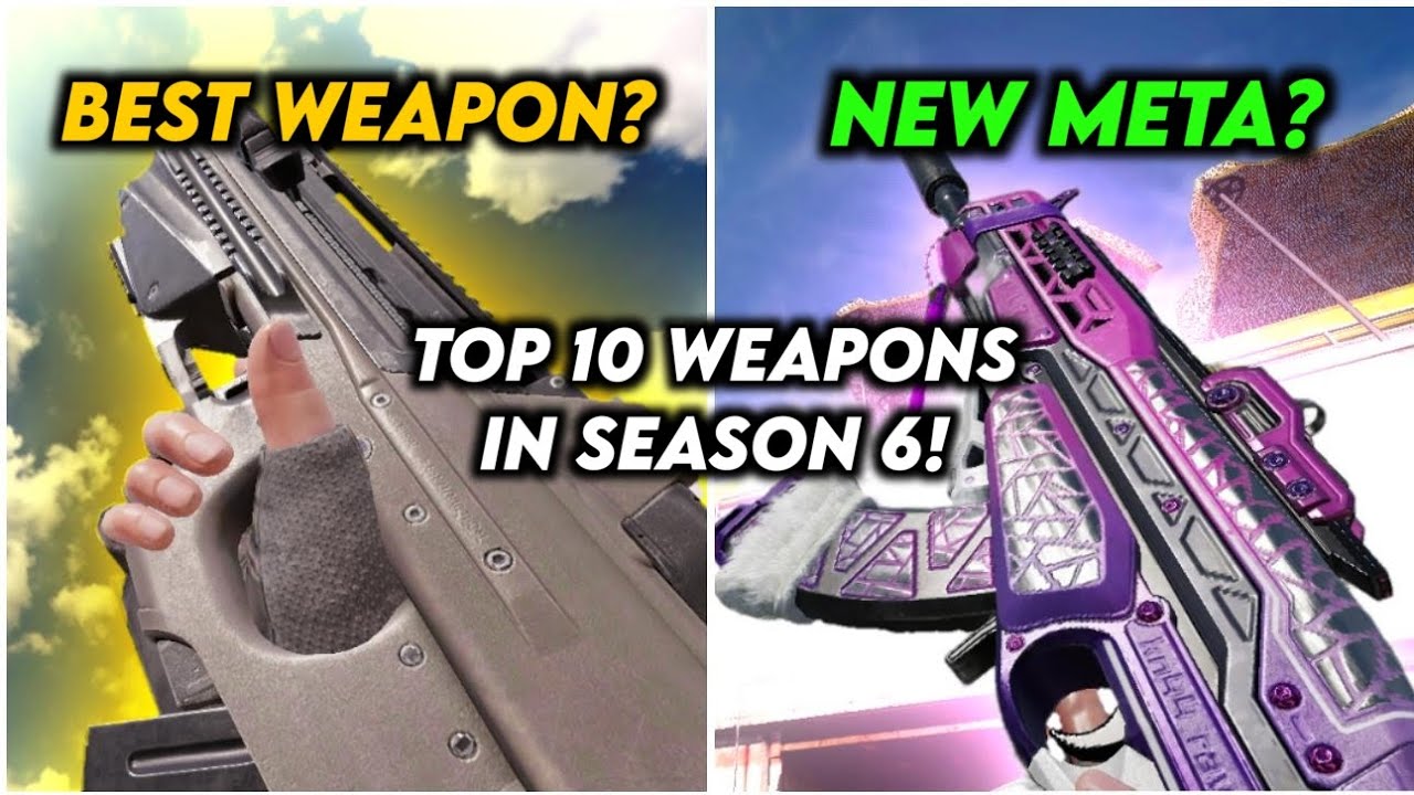 TOP 10 META WEAPONS to WIN MORE RANKED GAMES in COD MOBILE SEASON 6 ...