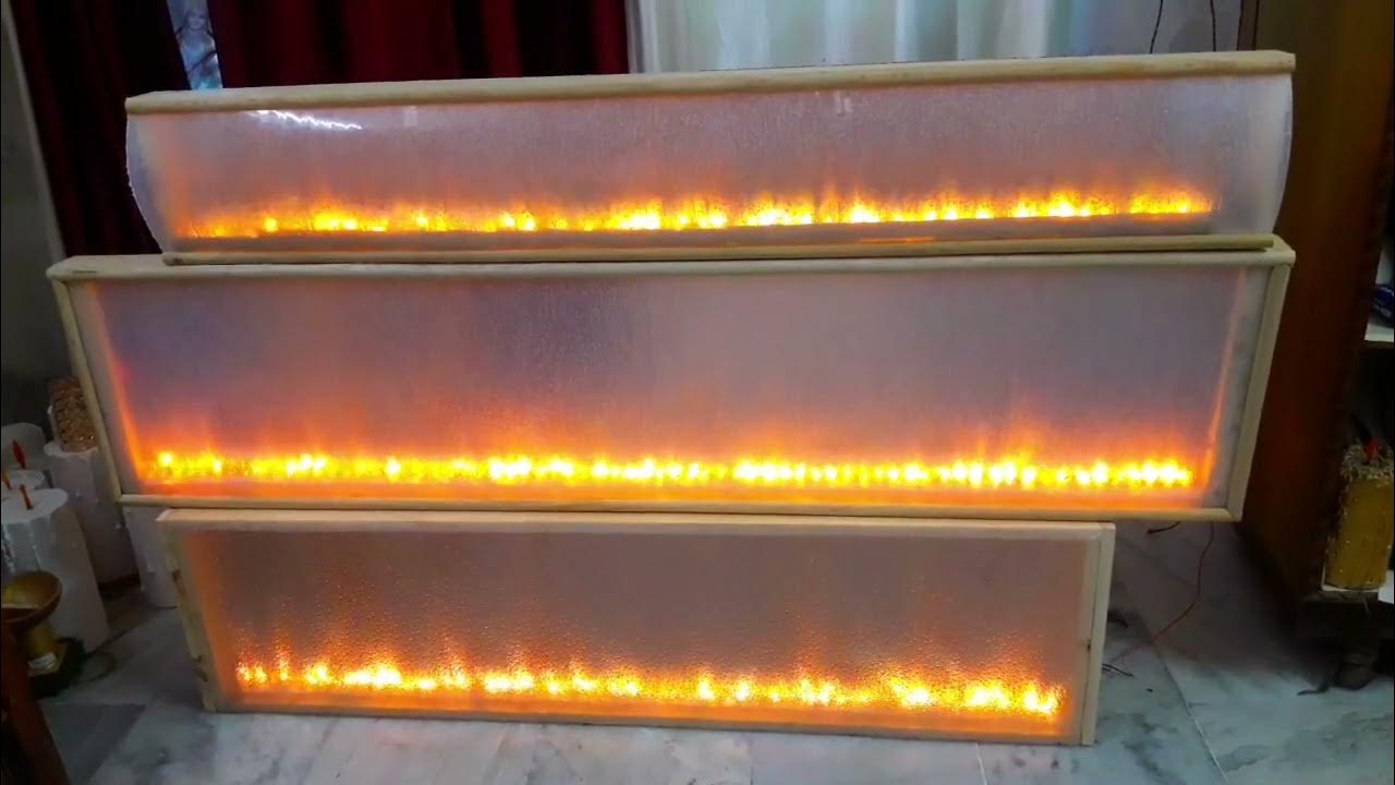 fire flame Effect LED light - YouTube
