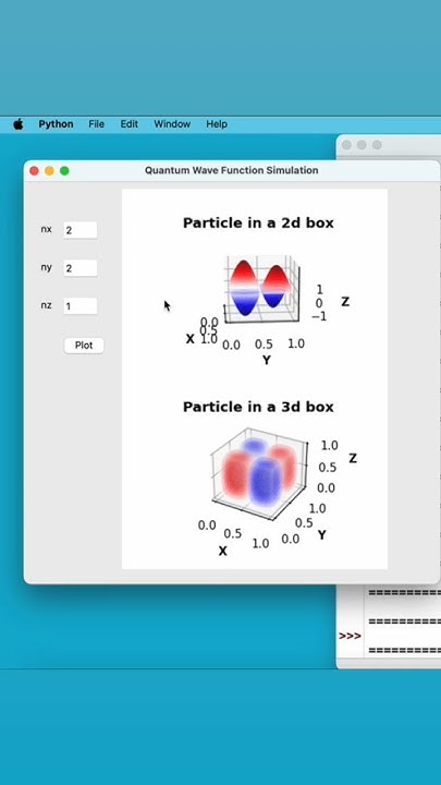 Particle in a 2D/3D Box using Python (matplotlib) - YouTube