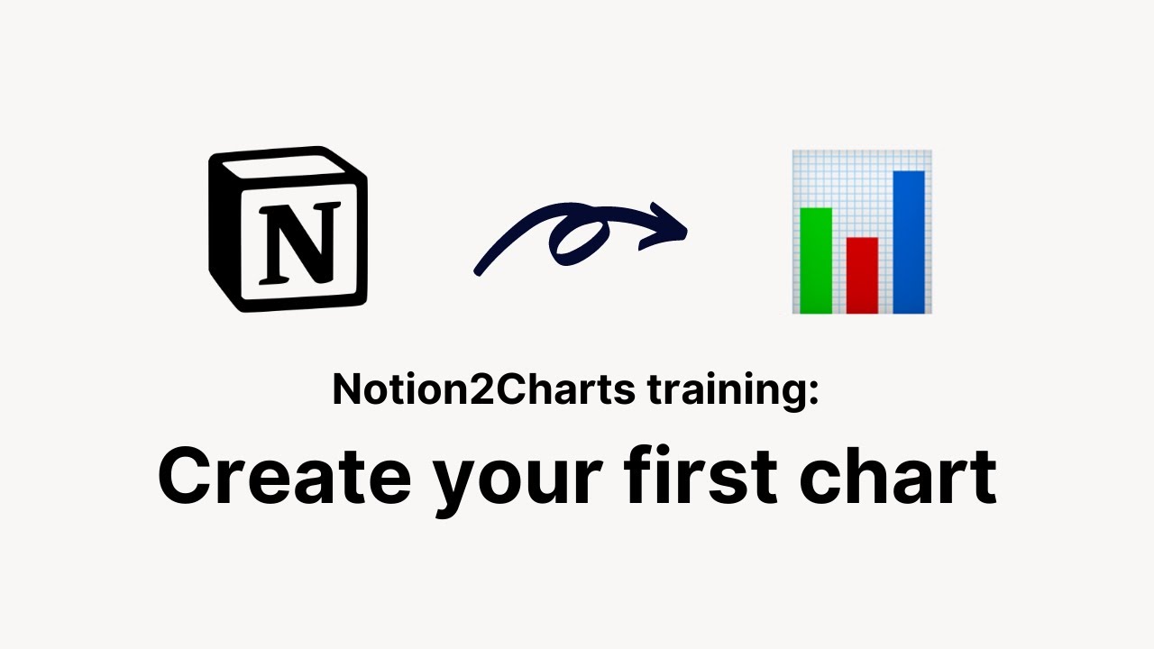Notion2Charts Training: Create Your First Chart - YouTube