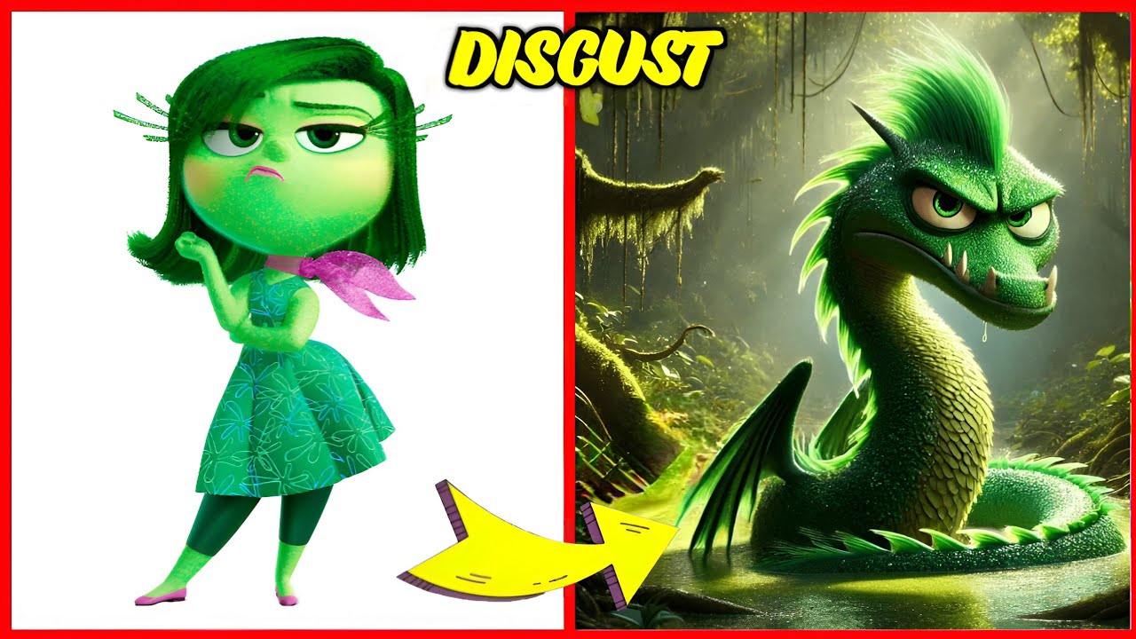 Inside Out 2 Characters As Animals + Guess The Voice | Inside Out 2 ...