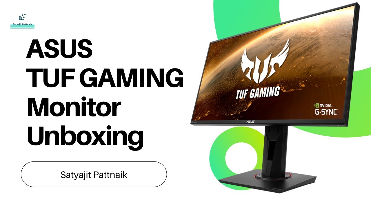 My ASUS TUF Gaming Monitor Unboxing!! - YouTube