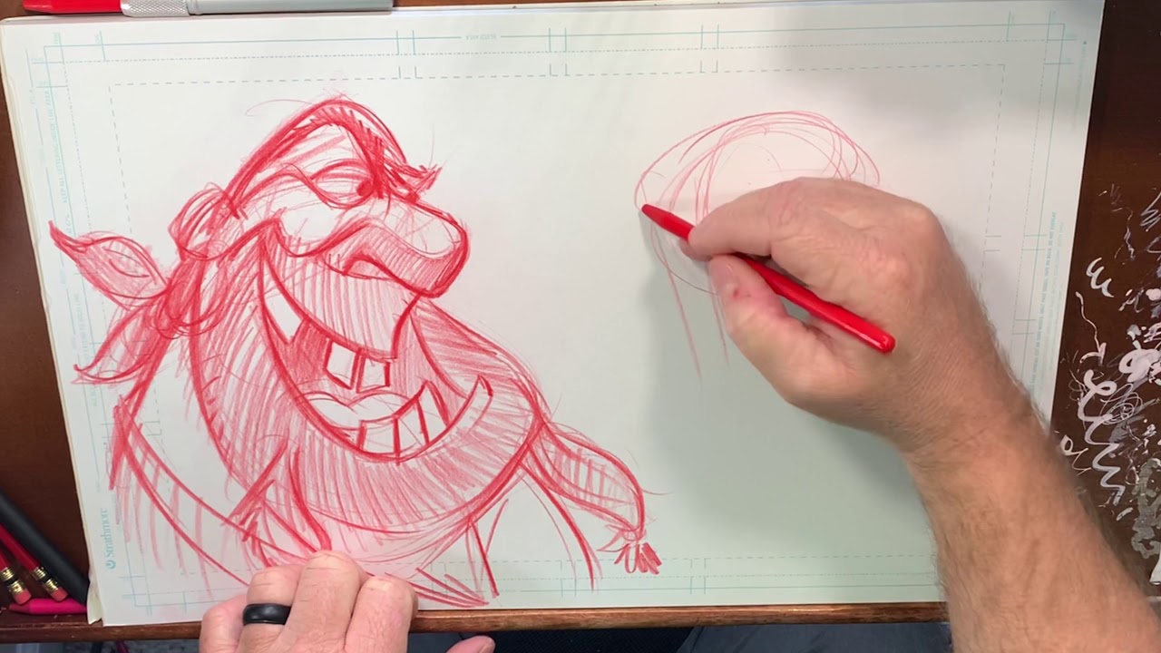How to draw pirate faces and character art - YouTube