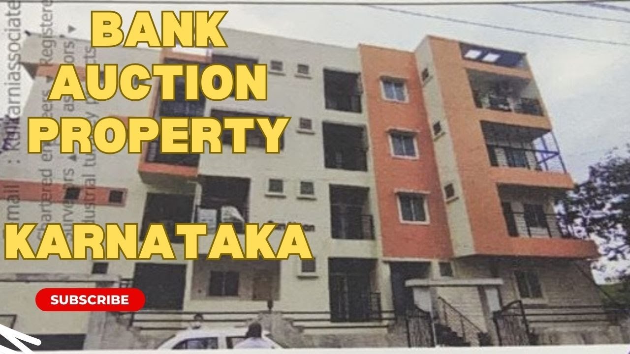BANK AUCTION PROPERTY FOR SALE IN KARNATAKA || INDIA - YouTube