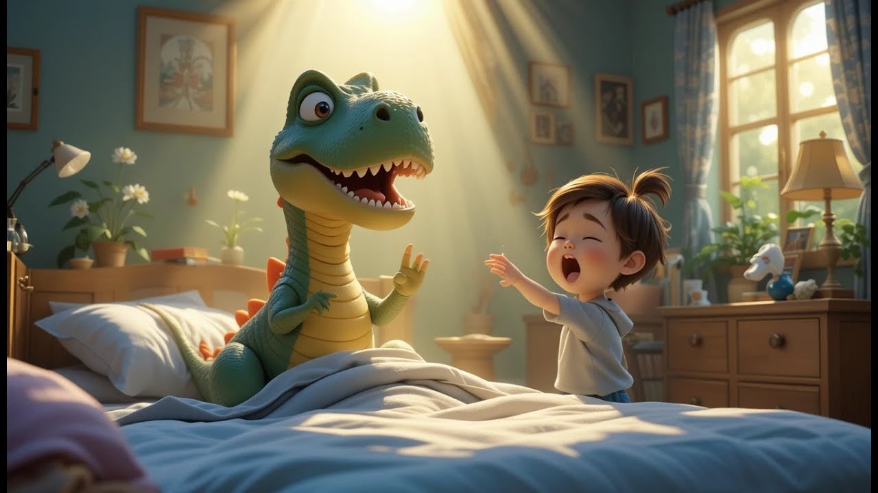 Snore Snore Dinosaur! Rhyme Song | Popular Nursery Rhyme | Educational ...