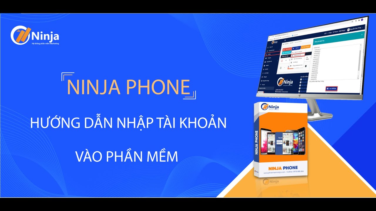 Ninja Phone Hướng dẫn nhập tài khoản - YouTube