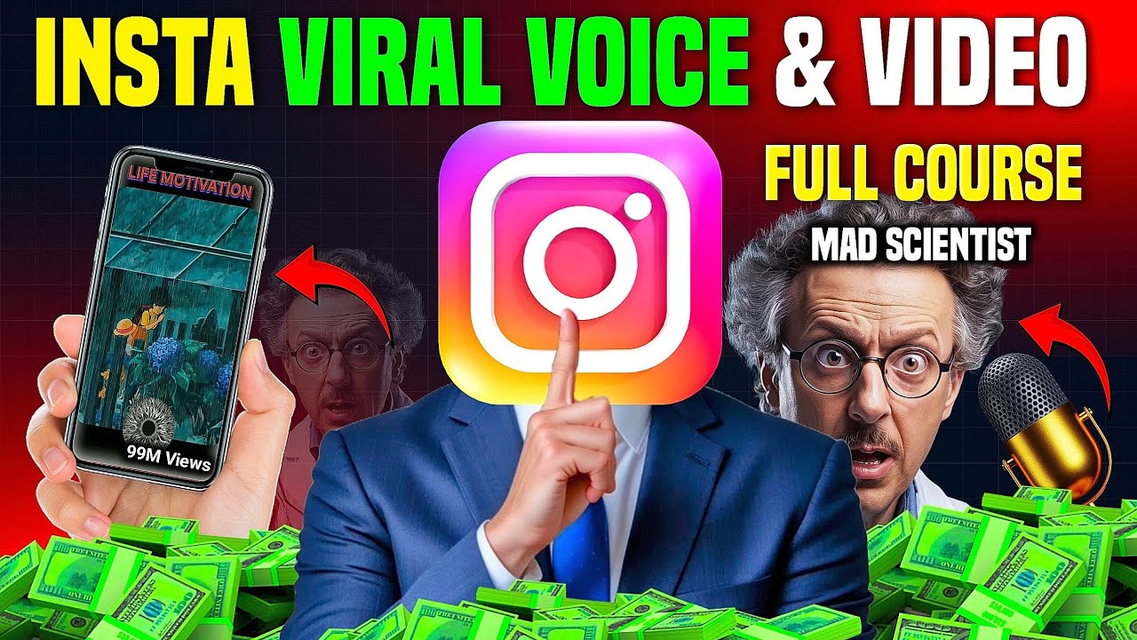 Insta viral Ai Voice & Video Editing | mad scientist free voice | How ...