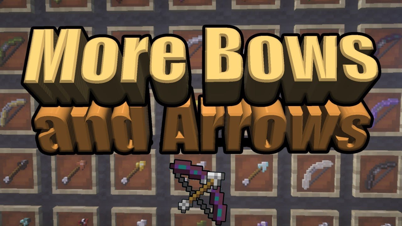 More Bows and Arrows mod in Minecraft - YouTube