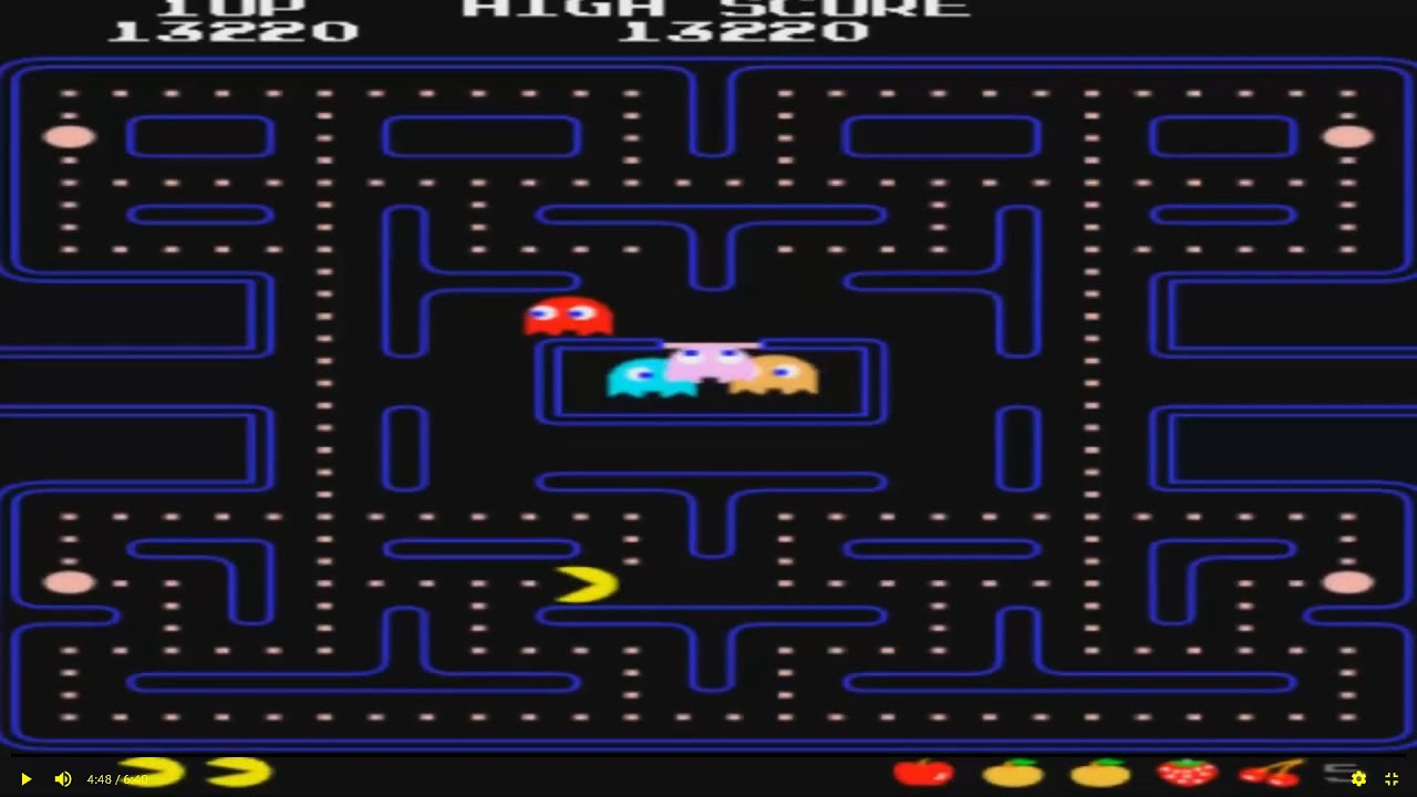 PACMAN NORMAL SPEED ONLINE FROM LIVE PLAY HTML MS PAC MAN CLONE ONLINE ...