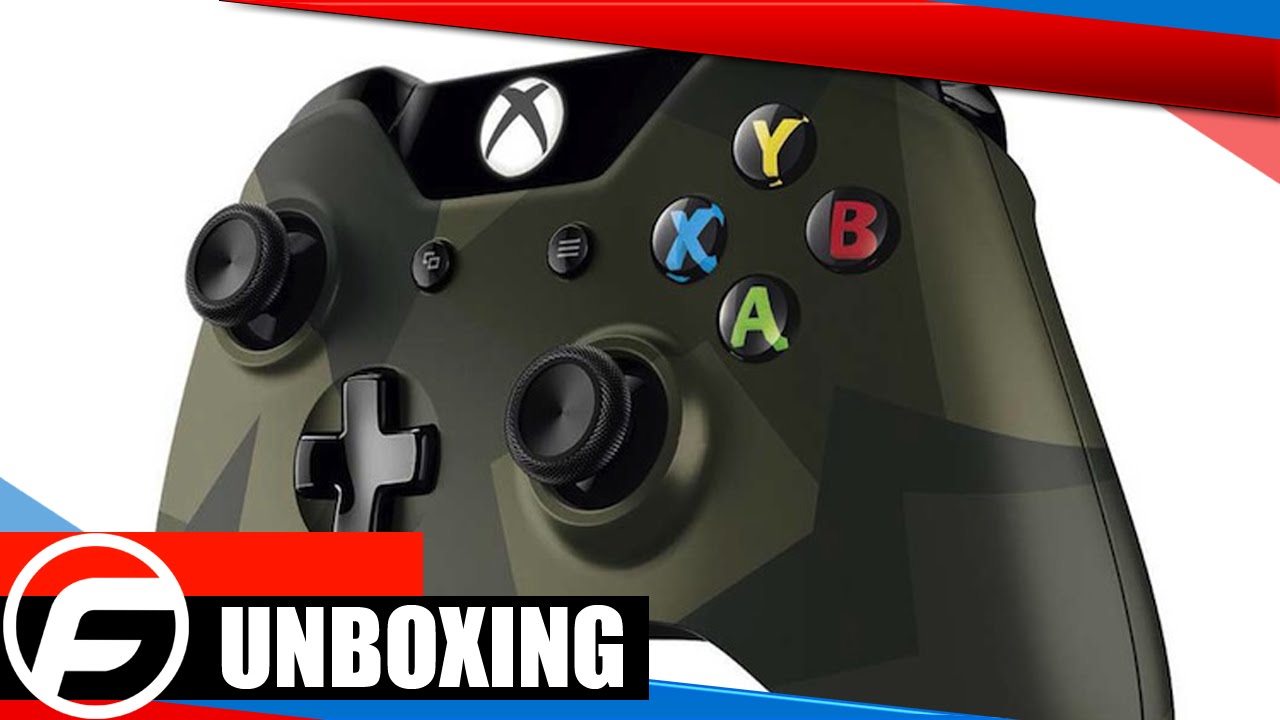 Xbox One Armed Forces Controller Unboxing - YouTube