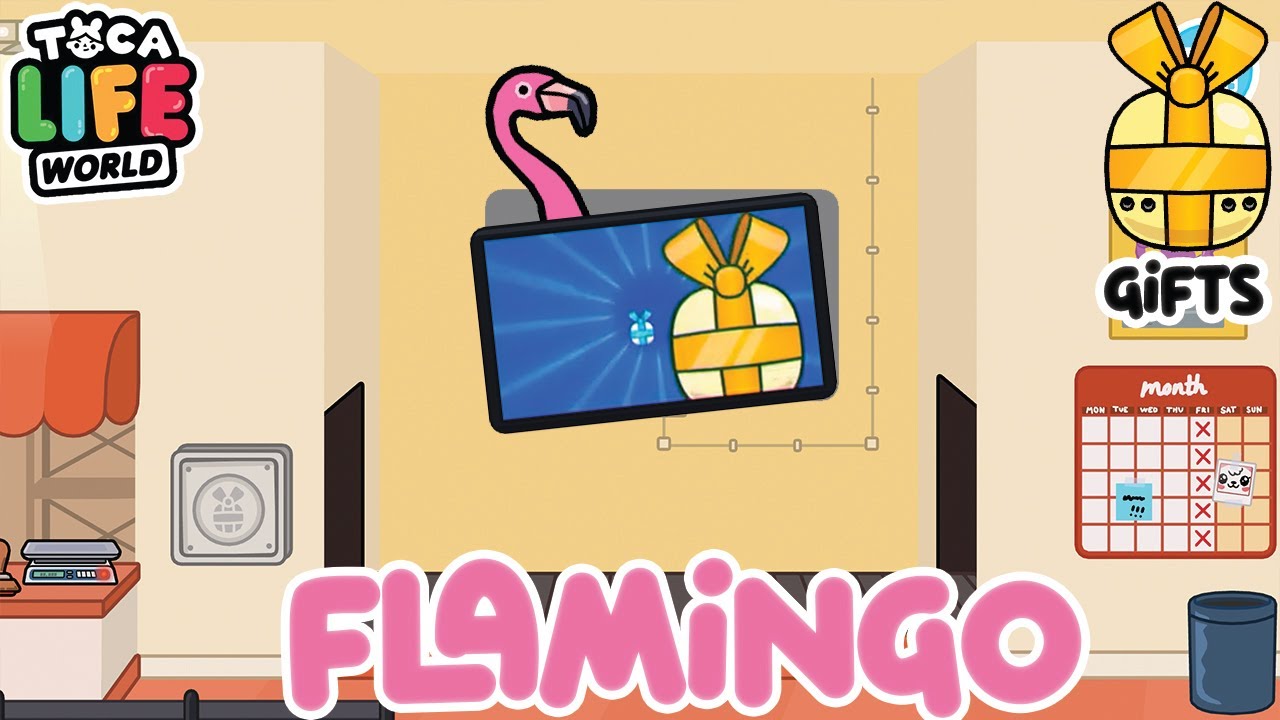 New Free Flamingo gift on Toca Life World | Novo Presente Grátis ...