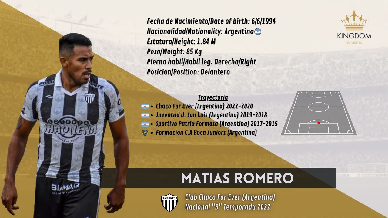 Matias Romero 2022//Delantero - YouTube