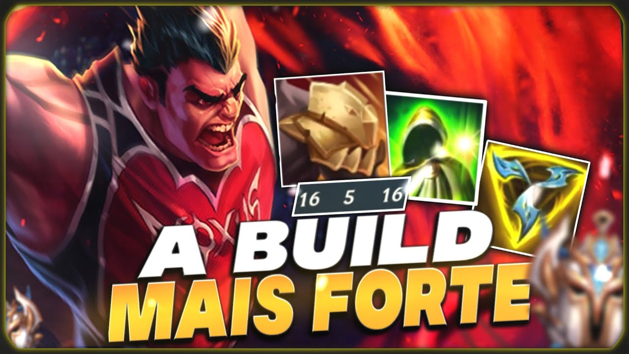 A BUILD MAIS FORTE! DARIUS TA RIDÍCULO wild Rift - YouTube