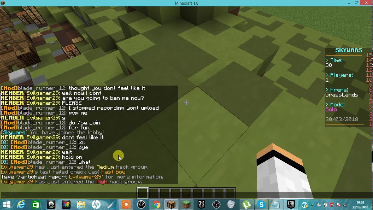 proof by anticheat(Evilgamer hacking) - YouTube