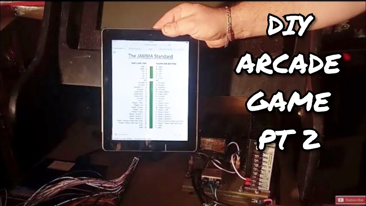 DIY Arcade Game Part 2: The Wiring - YouTube