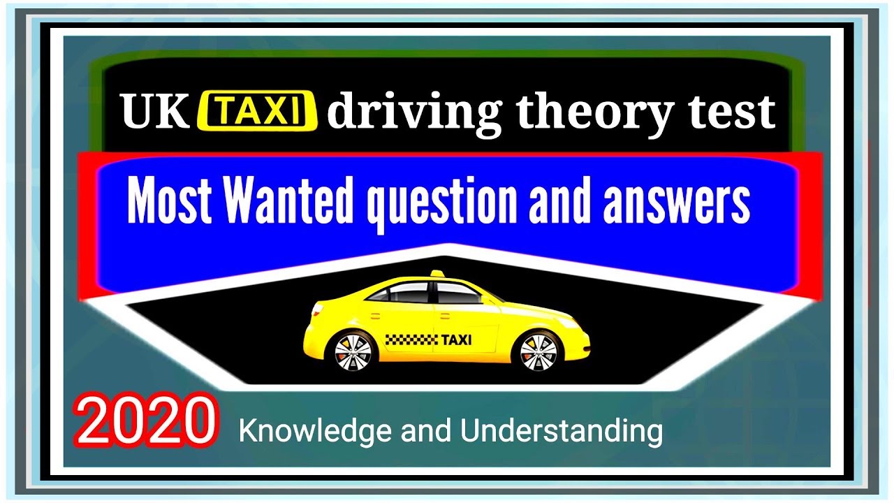 Taxi driver theory practice test 4, 2021 - YouTube