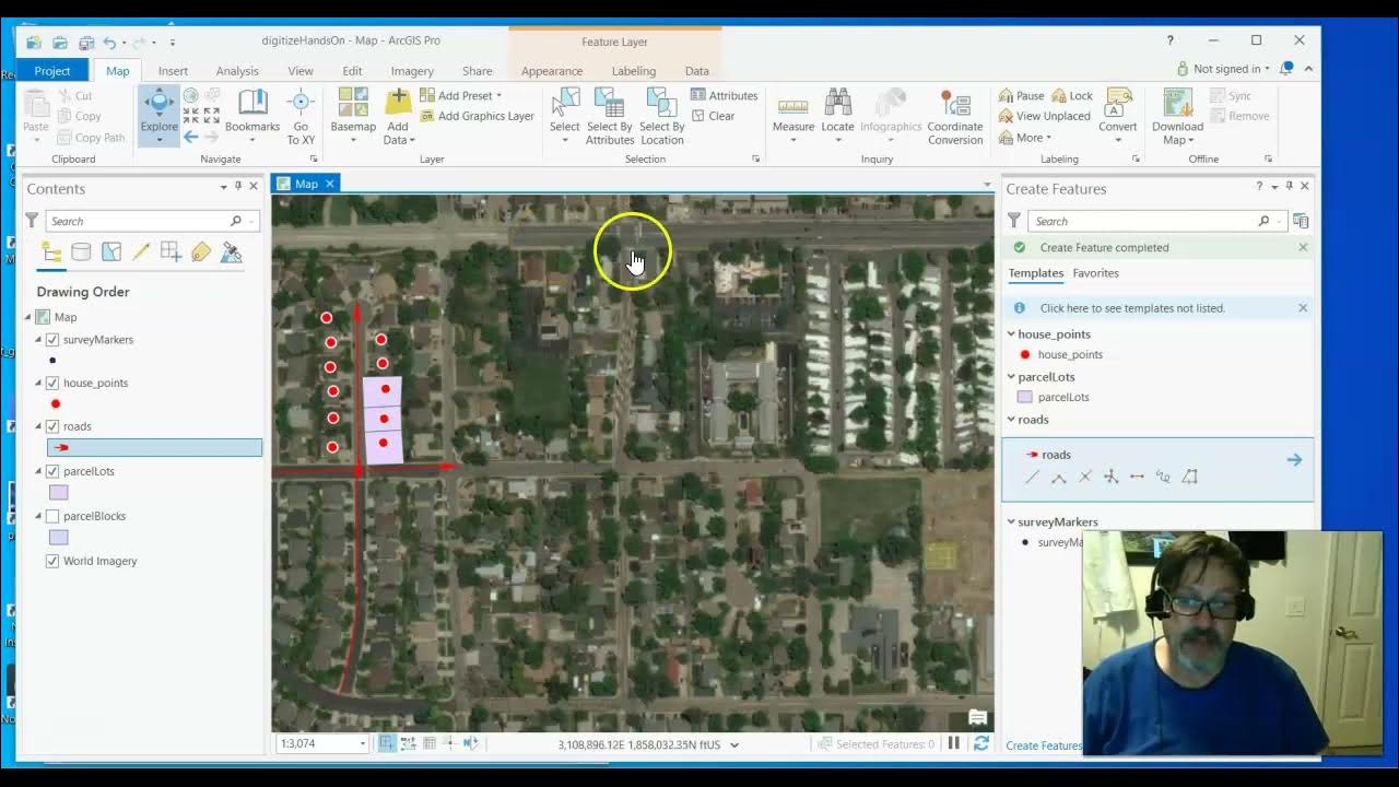 ArcPro Digitzing 6 - Create Lines pt 1 - YouTube