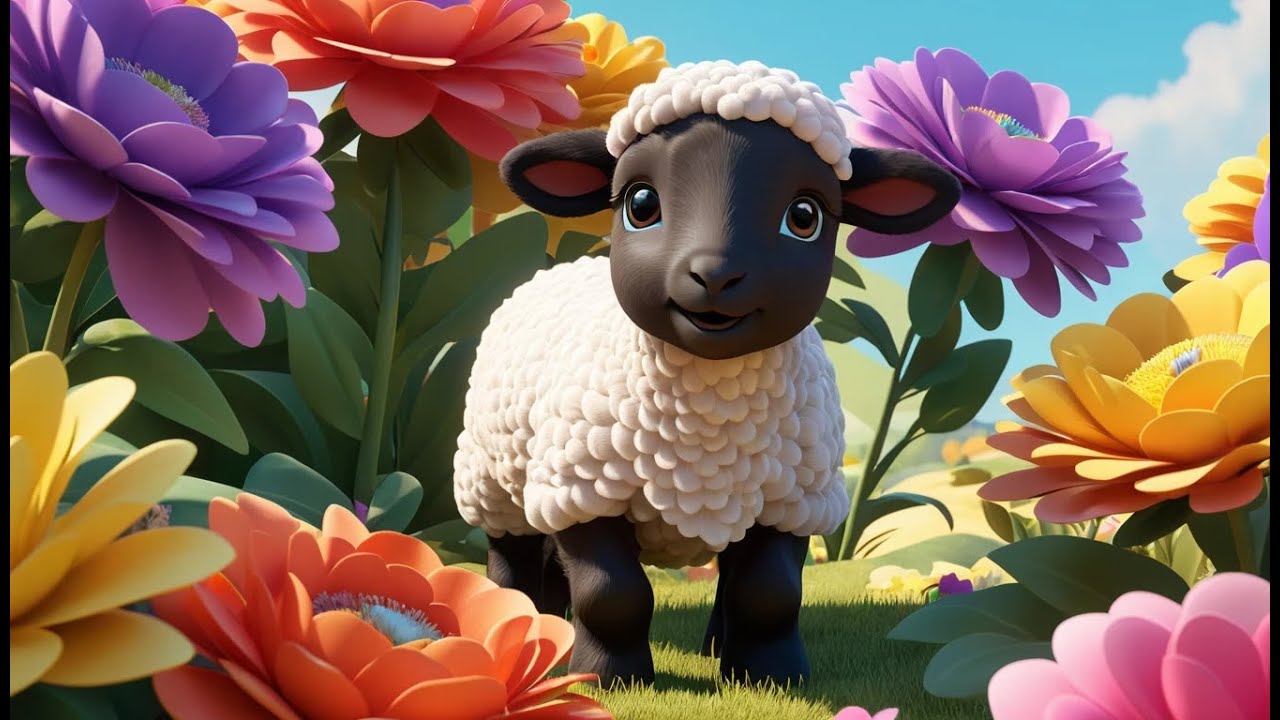 Lambs Play Hide and Seek in the Meadow | Fun Lamb Song for Toddlers ...