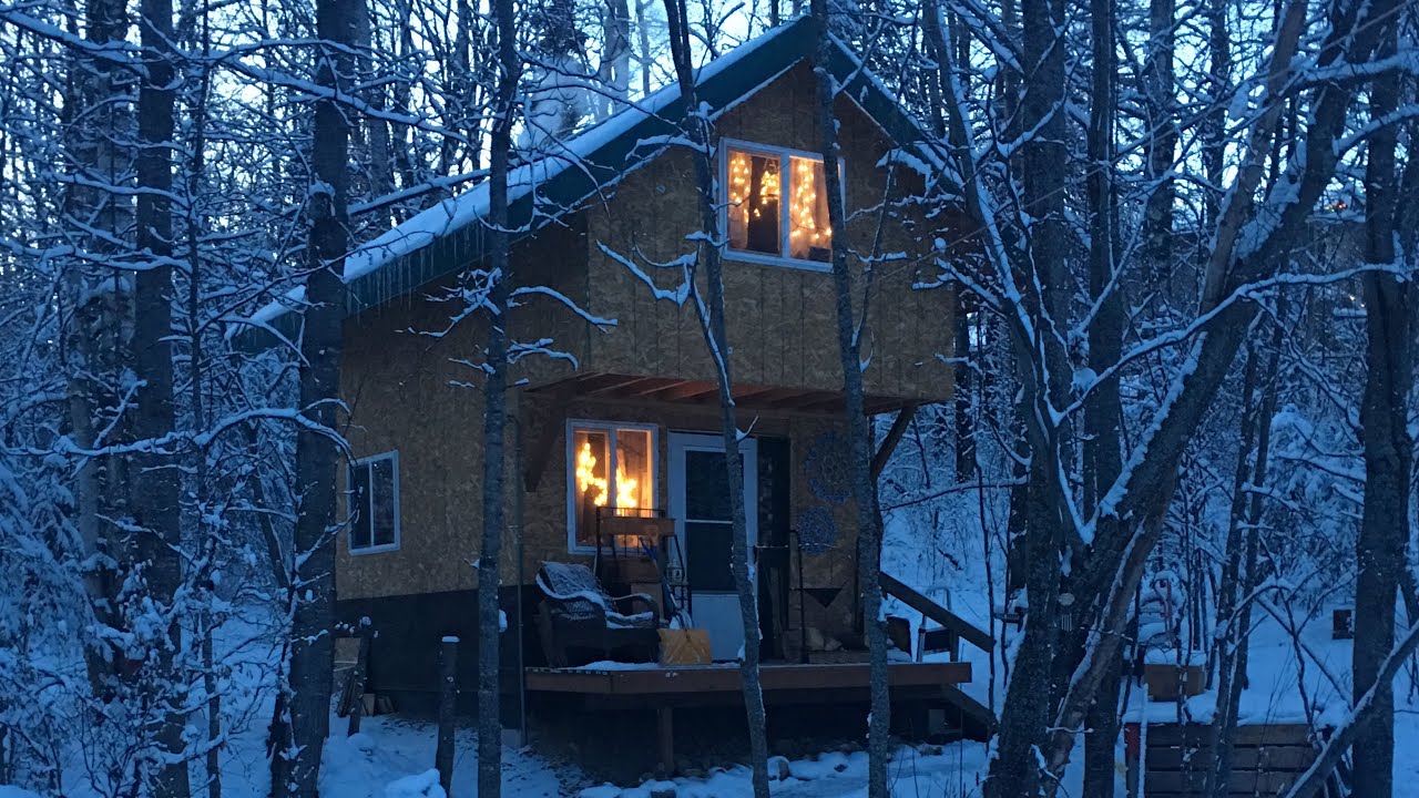 Our Tiny Dry Cabin Tour - YouTube