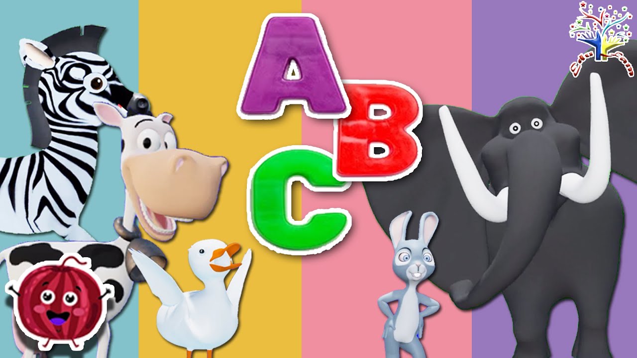 ABC Animal Sound Song AZ6 Learn Alphabet with Fun Animal Sounds! 🐊 ...
