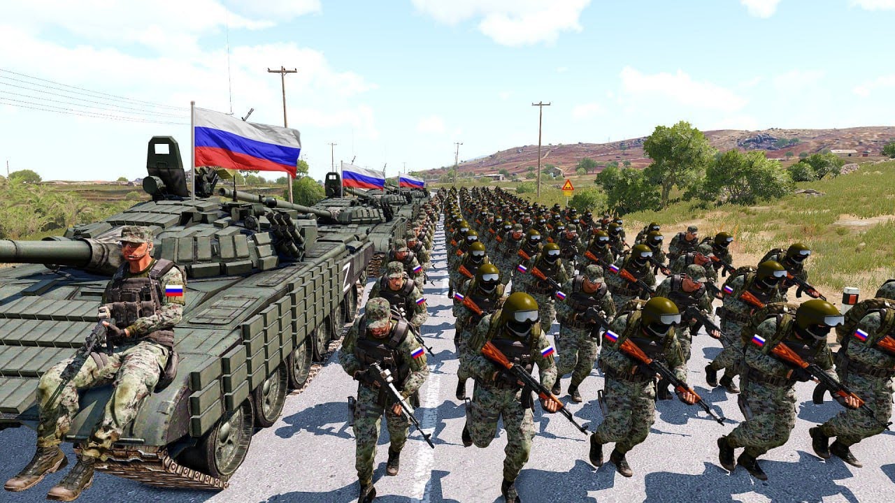 Russian troops are fleeing in fear back to Moscow after a shameful ...