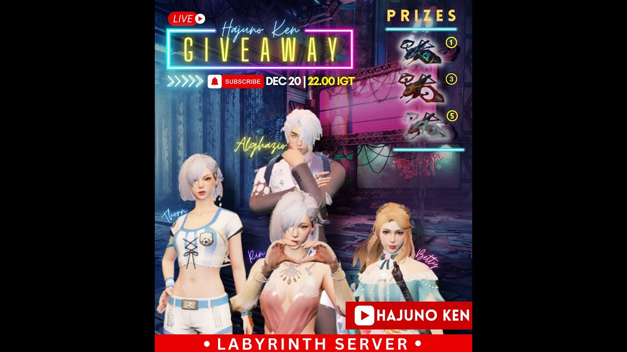 Death High Bosskurr! Giveaway Drone Labyrinth Server!!! - YouTube