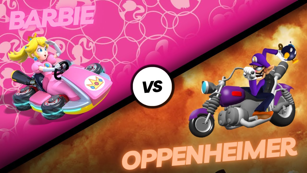 Barbie VS Oppenheimer | Mario Kart 8 Deluxe - YouTube