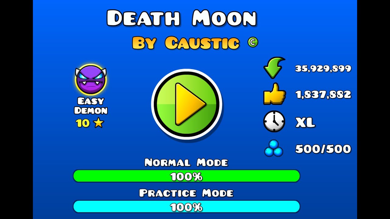 GD - Death Moon 100% by Caustic - YouTube