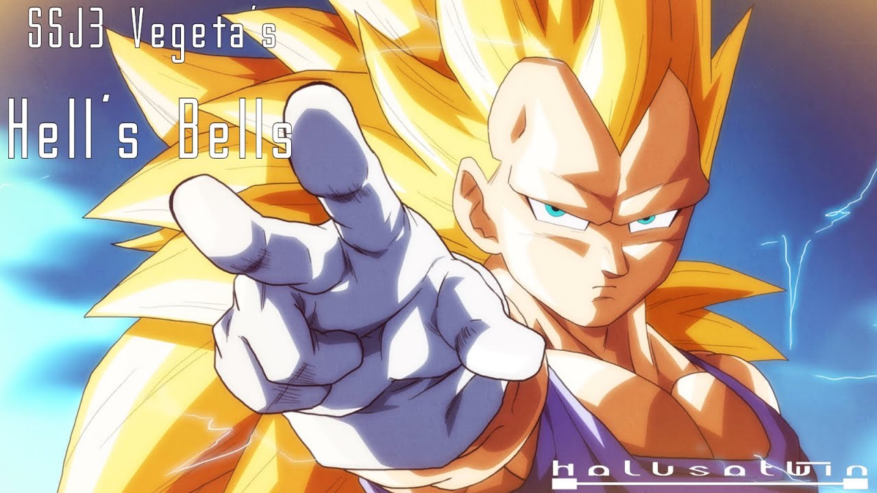 HalusaTwin - DBZ: SSJ3 Vegeta's Hell's Bells - YouTube