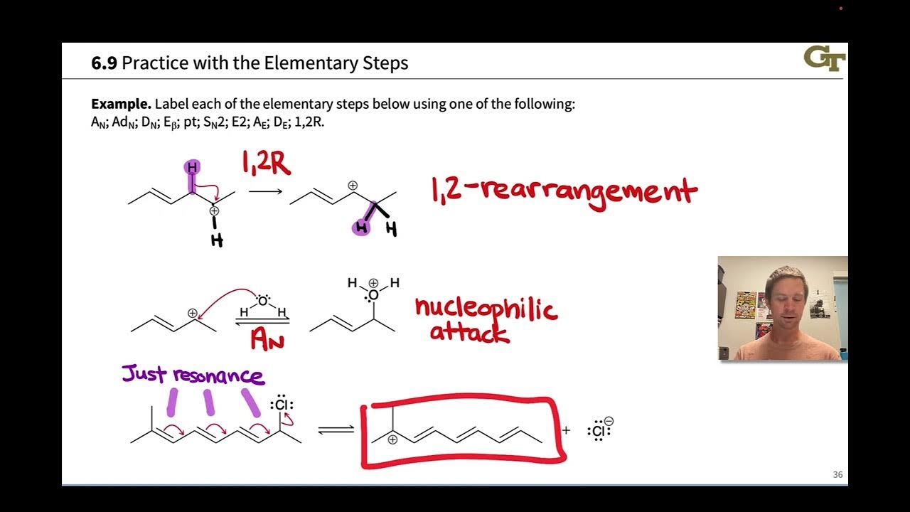 Recognizing Elementary Steps in Reaction Mechanisms - YouTube