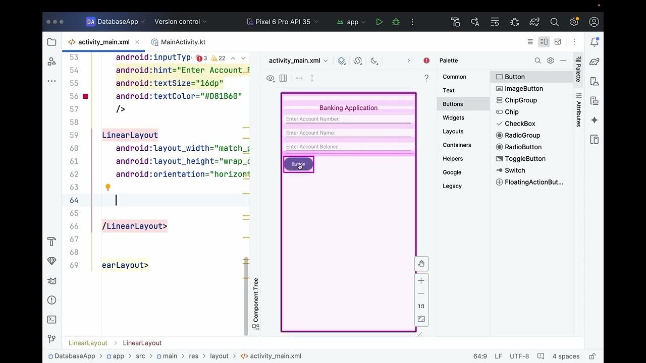 Working with SQLite Database in Android Application with Kotlin - YouTube