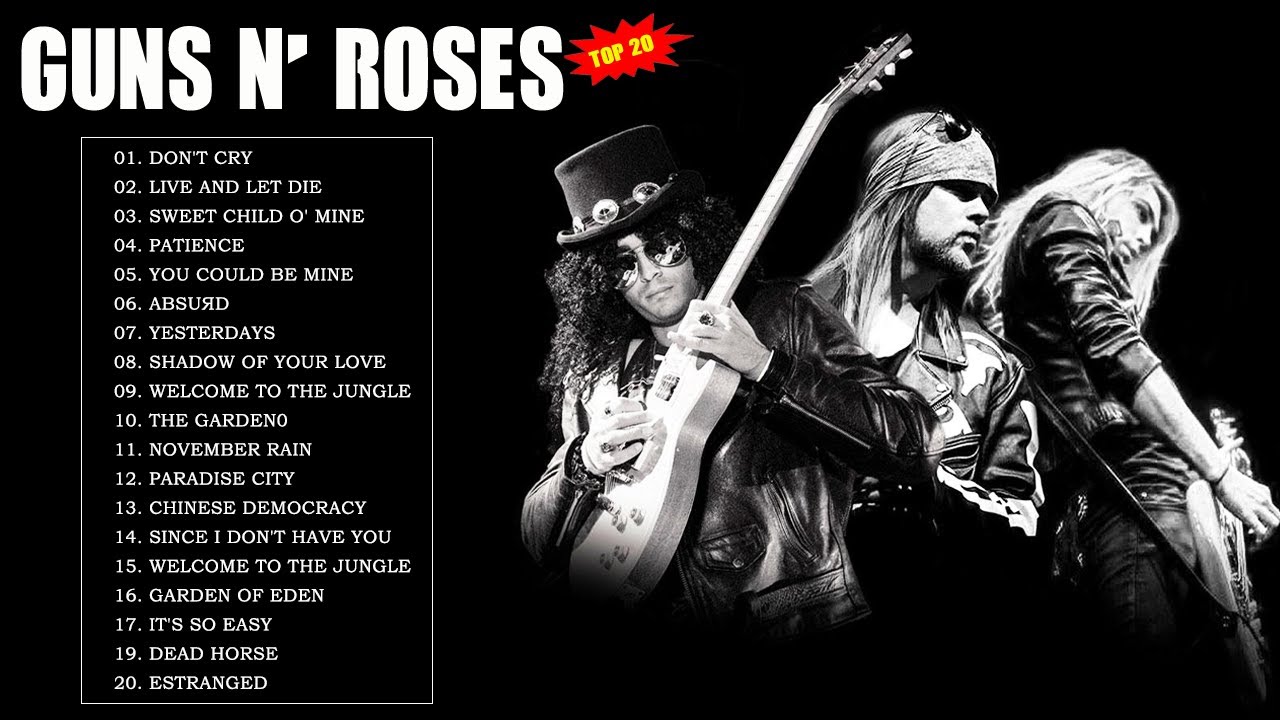 Guns N’ Roses Greatest Hits(playlist) - YouTube