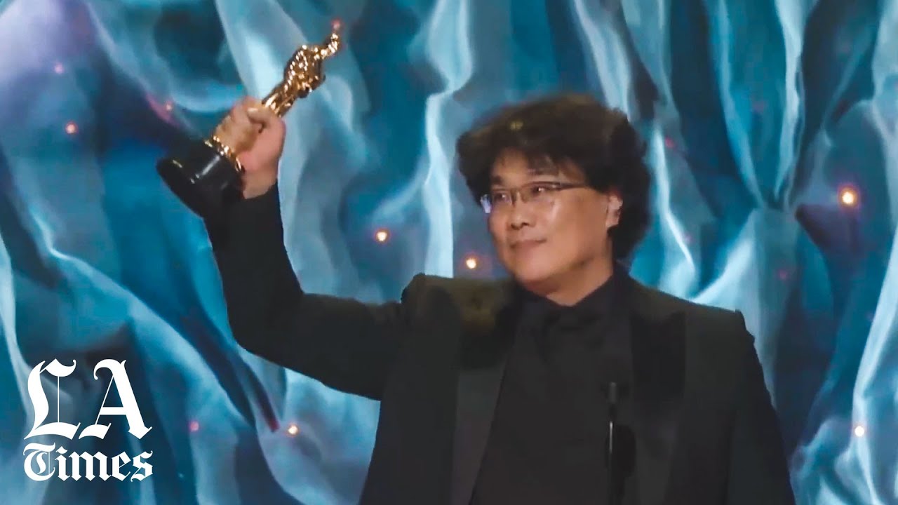'Parasite' director Bong Joon Ho makes Oscars history with win - YouTube