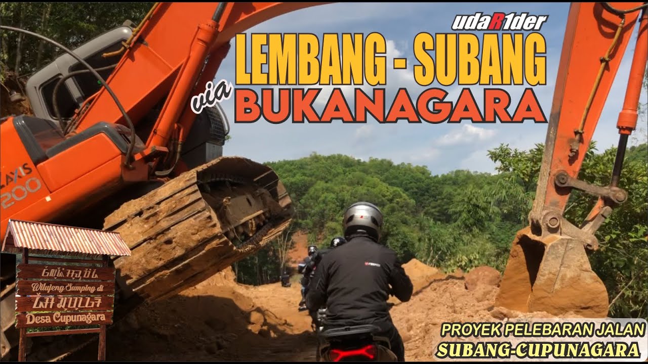 JALAN ALTERNATIF LEMBANG - SUBANG via BUKANAGARA | ada proyek pelebaran ...