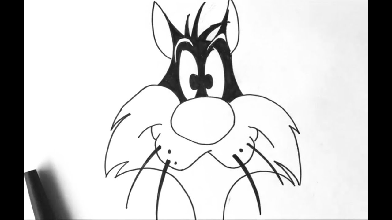 Comment dessiner Grosminet (Titi et Grosminet) - YouTube