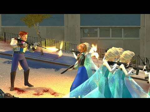 Anna And Elsa VS Hans Frozen Brutal Fight HD - YouTube