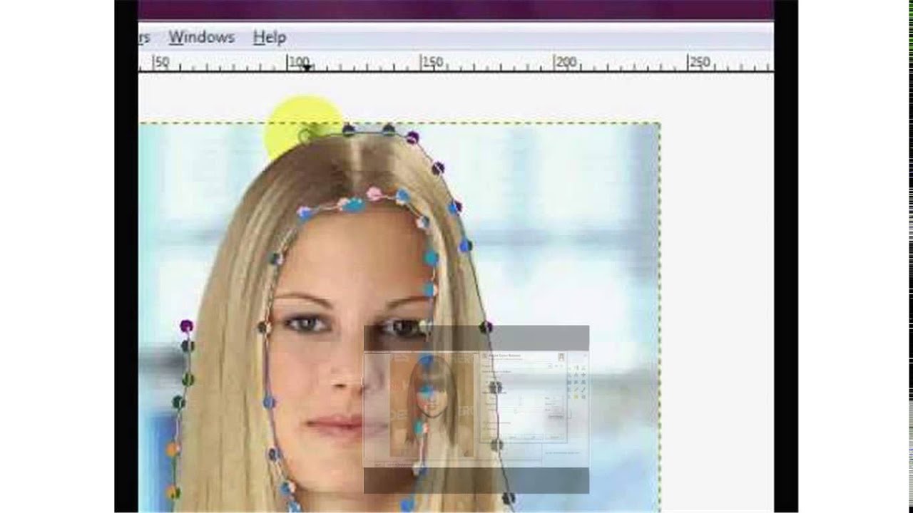 change hair style in gimp - YouTube
