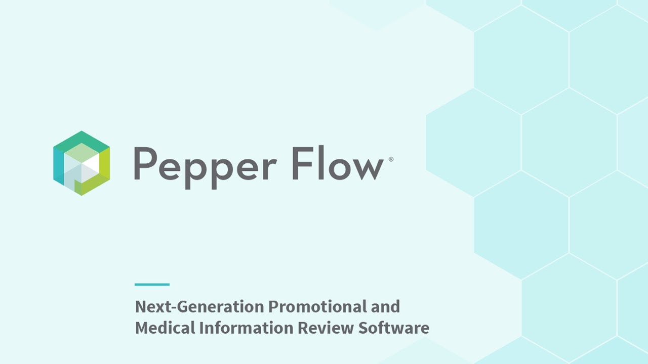 Promotional Review Software for Life Sciences | Pepper Flow® | Built by ...
