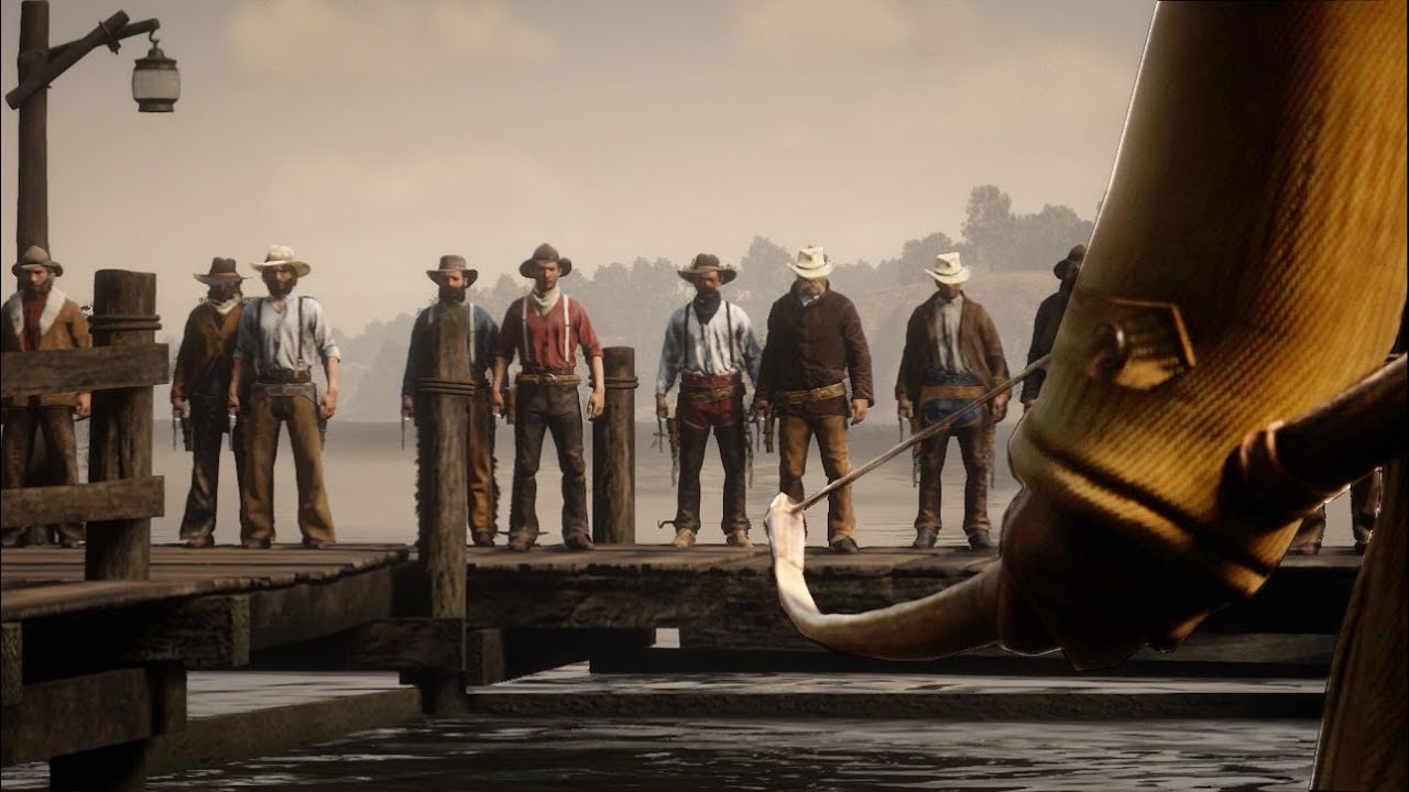 Bow is a powerful weapon - RDR 2 NPC Wars - Ai Shootout №4 - YouTube